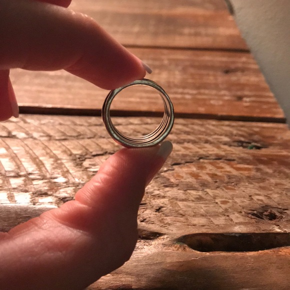 James Avery | Jewelry | James Avery Stacked Hammered Ring | Poshmark